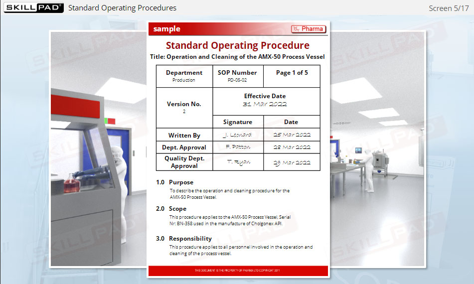 SOP Training for API Manufacturing | GMP Compliance Module