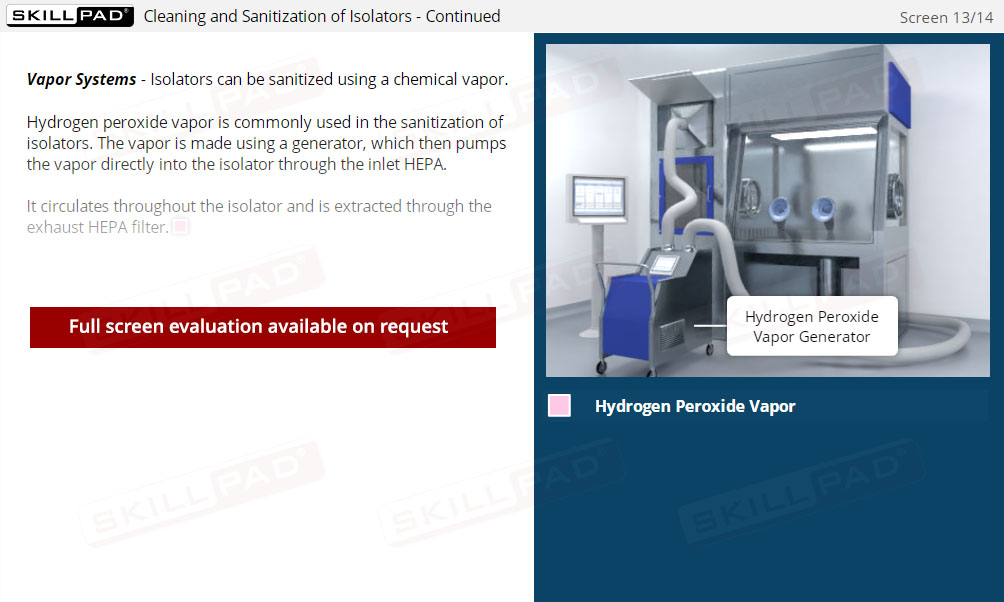 Isolators - Skillpad - Digital Learning for Life Sciences