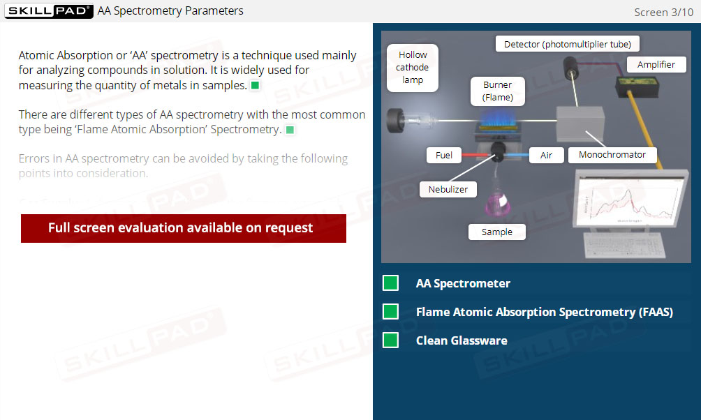 Instrumentation - Error Prevention - Skillpad - Digital Learning for Life Sciences