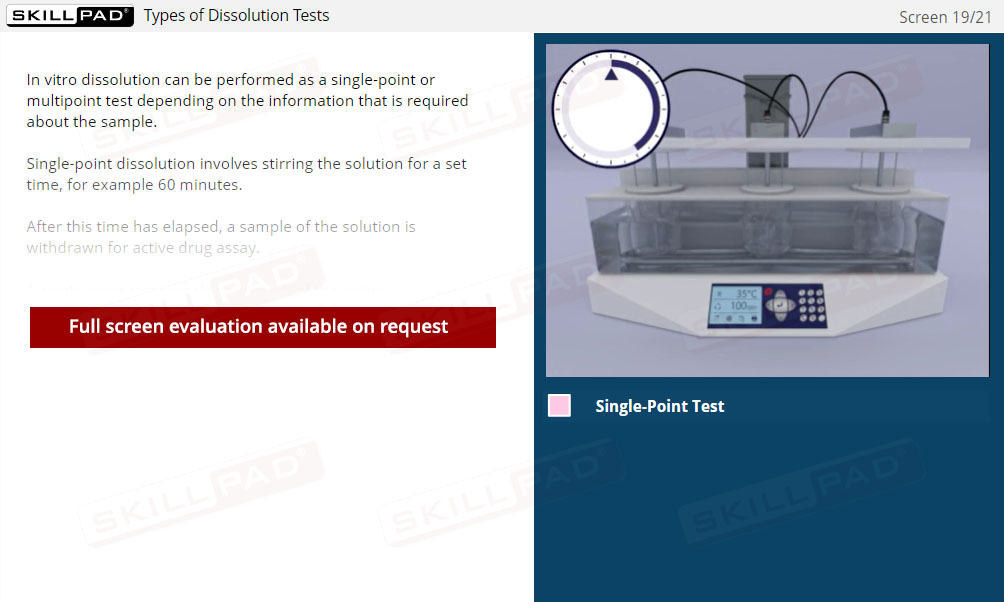 Understanding Dissolution - Skillpad - Digital Learning for Life Sciences