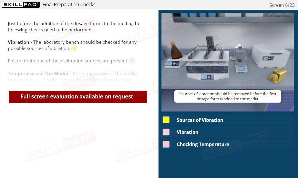 Dissolution Testing - Skillpad - Digital Learning for Life Sciences