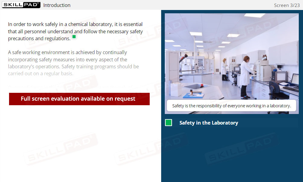 Laboratory Safe Work Practices - Skillpad - Digital Learning for Life ...