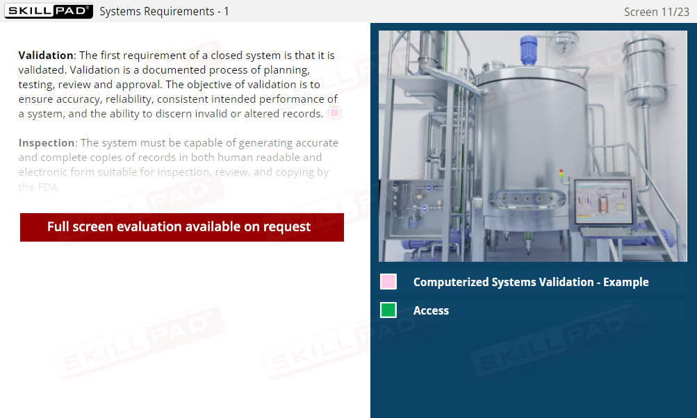 Overview of 21 CFR Part 11 - Skillpad - Digital Learning for Life Sciences